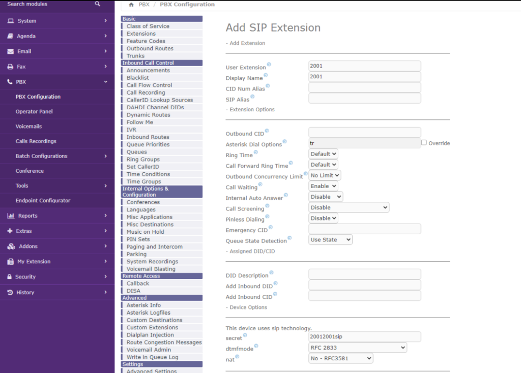 Digital Gateway Connect With Issabel | OpenVox Document Center