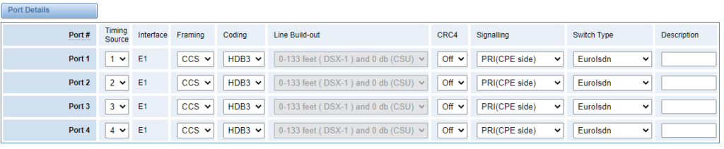 How To Configure PRI Signalling | OpenVox Document Center