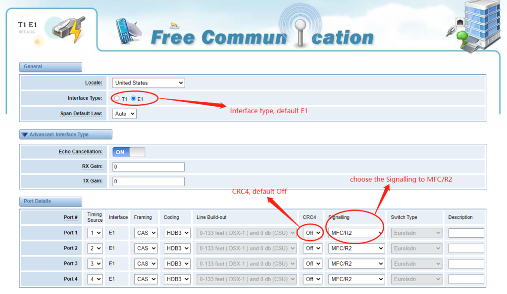 How To Configure MFC/R2 Signalling | OpenVox Document Center