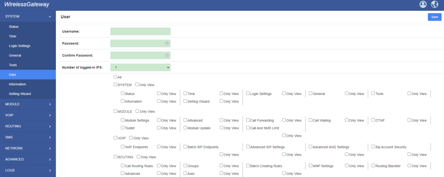 SWG-M20X User Manual V2.0 | OpenVox Document Center